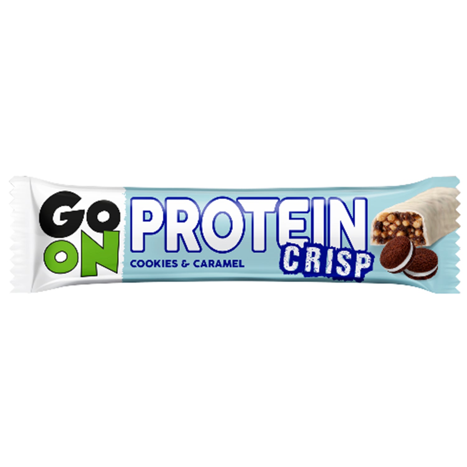 Go On Protein Crisp Bar Cookie-Caramel (50g x case) – Ariam Pvt Ltd